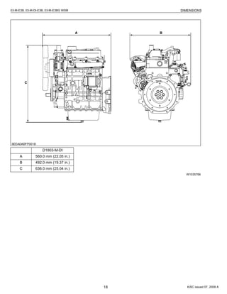 Kubota 03 m-e3 b series diesel engine service repair manual | PDF