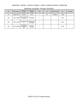 Kubota B2530D Tractor Parts Catalogue Manual (Publishing ID BKIDK0598).pdf