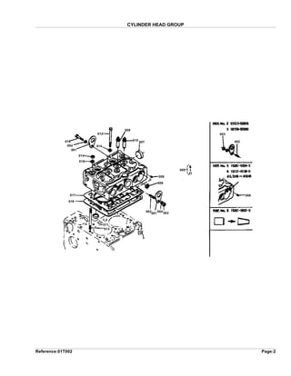 Kubota b5100 d p tractor parts catalogue manual | PDF