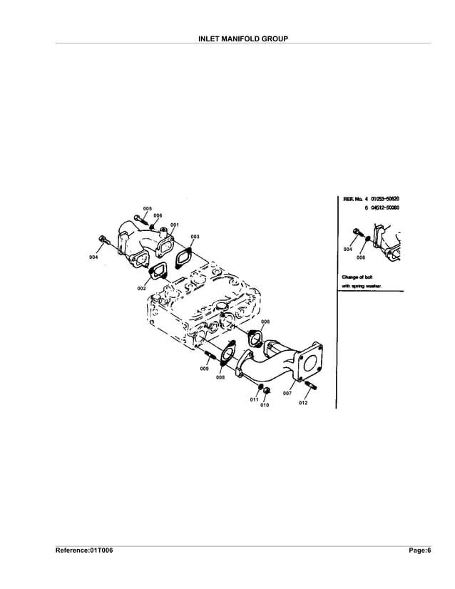 Kubota b5100 d p tractor parts catalogue manual | PDF