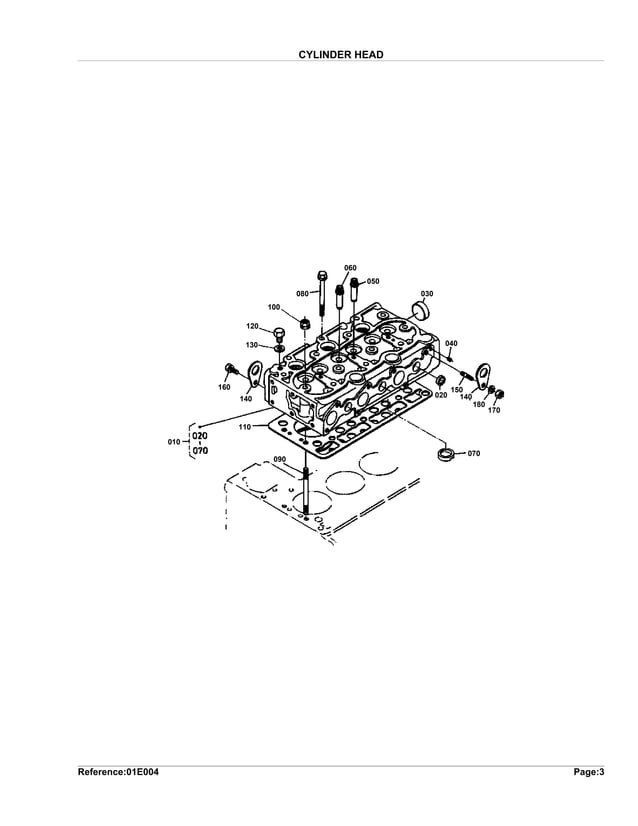 Kubota b7200 e tractor parts catalogue manual | PDF