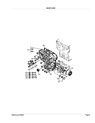 Kubota b7200 hstd tractor parts catalogue manual | PDF
