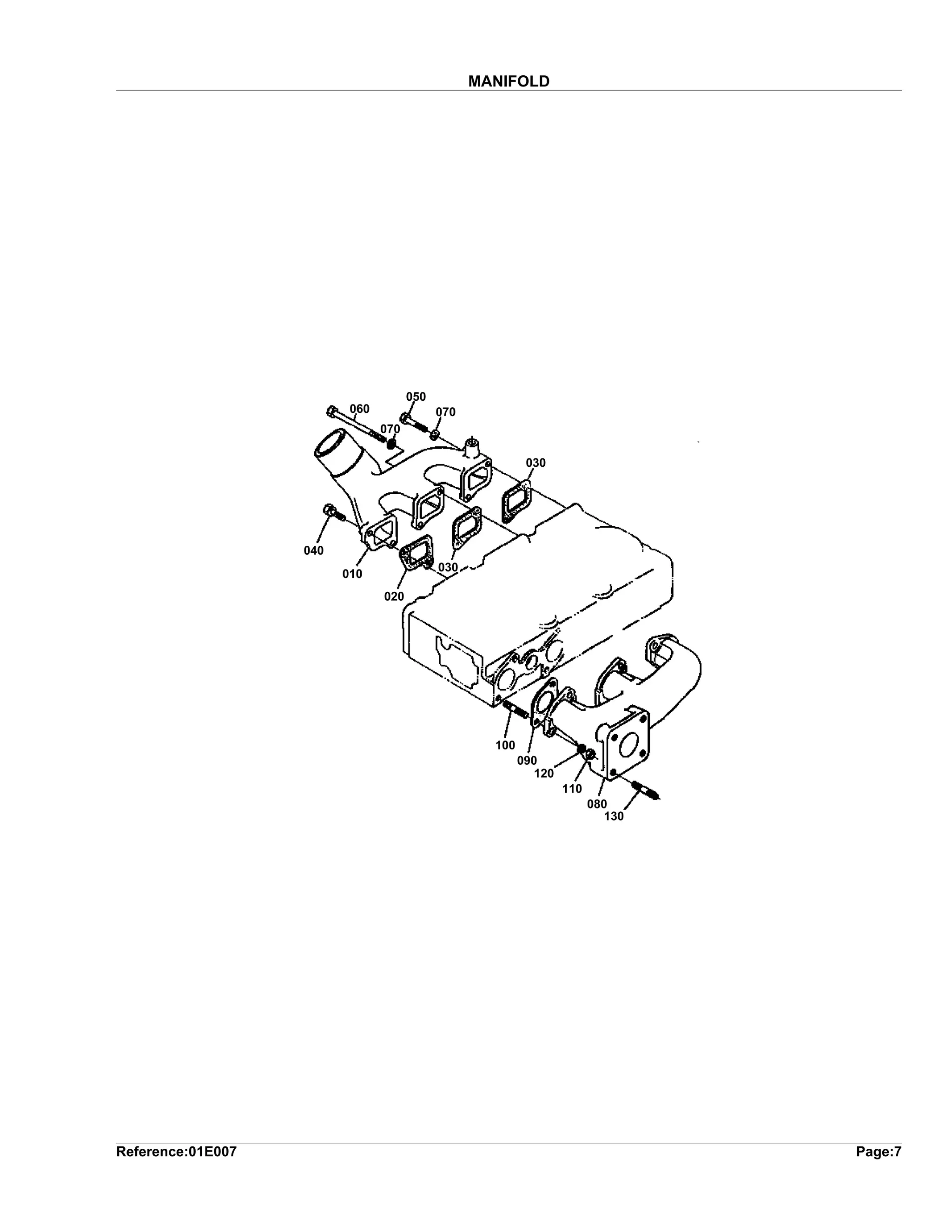 Kubota b7200 hstd tractor parts catalogue manual | PDF