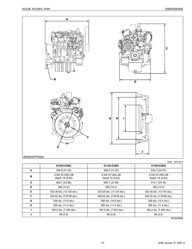 KUBOTA D1005-E3BG DIESEL ENGINE Service Repair Manual.pdf
