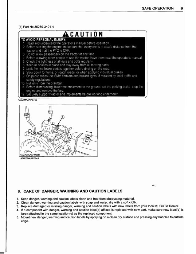 Kubota L3940 Tractor Operator manual.pdf