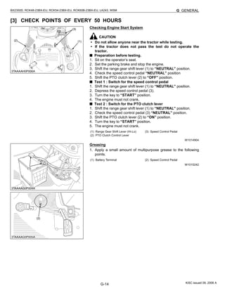 Kubota la243 tractor service repair manual | PDF