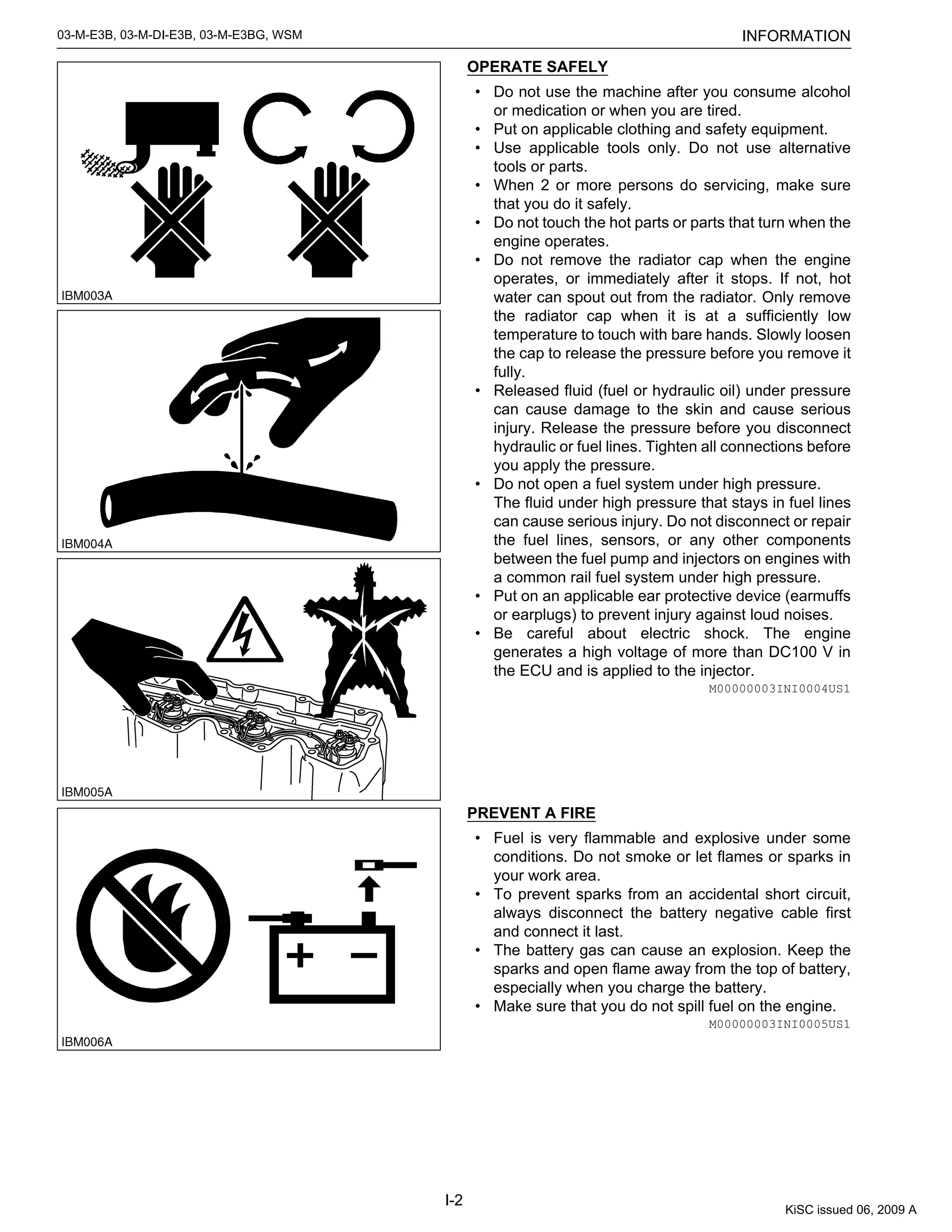 Kubota v2003 m diesel engine service repair manual | PDF