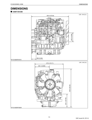 Kubota v3307 di-t-e3 b diesel engine service repair manual | PDF