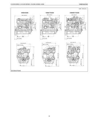 Kubota v3600 t-e3 bg diesel engine service repair manual | PDF