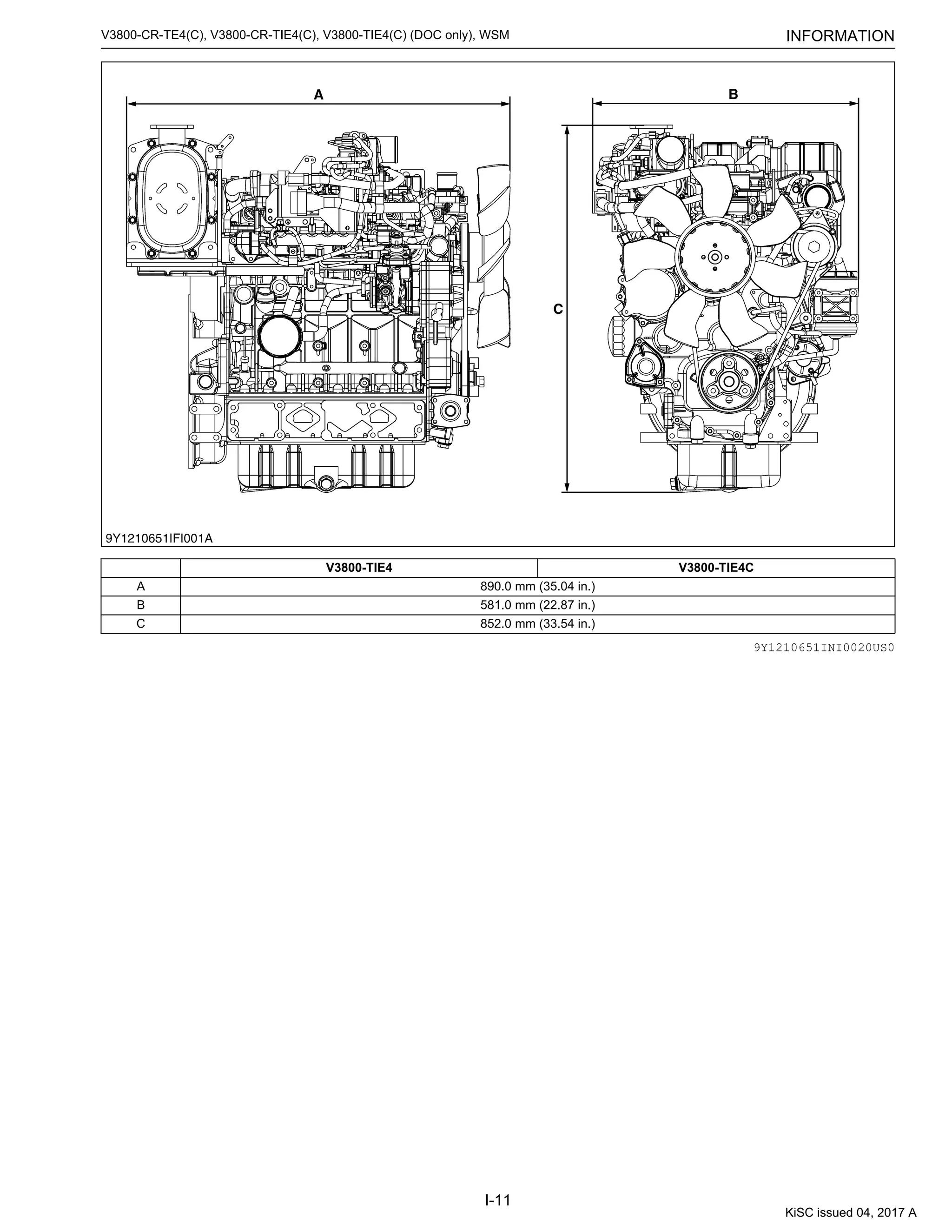 Kubota v3800 cr-te4 c diesel engine service repair manual | PDF