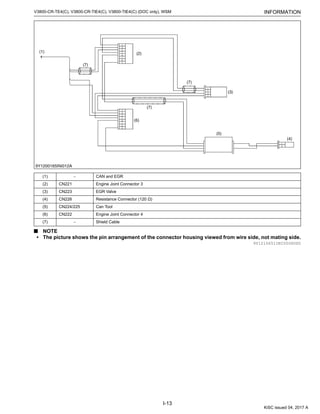 Kubota v3800 tie4 c diesel engine service repair manual | PDF