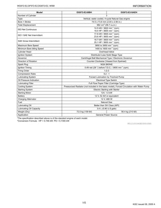 Kubota wg972 e2 natural gas engine service repair manual | PDF