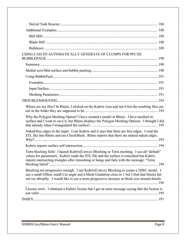 Kubrix georhinomanual | PDF