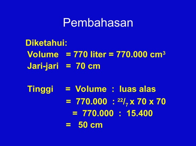Materi tentang luas dan volume kubus-balok-tabung.ppt