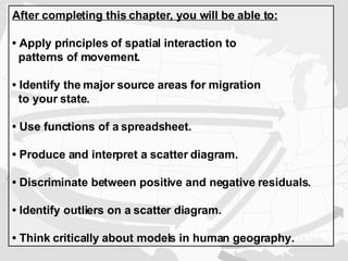 Kuby Chapter 4: Newton's First Law of Migration: The Gravity Model | PPT