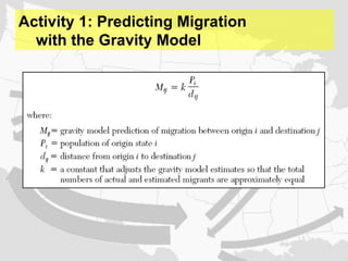 Kuby Chapter 4: Newton's First Law of Migration: The Gravity Model | PPT