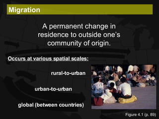 Kuby Chapter 4: Newton's First Law of Migration: The Gravity Model | PPT