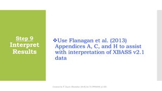 XBASS v2.1 data entry steps | PPTX