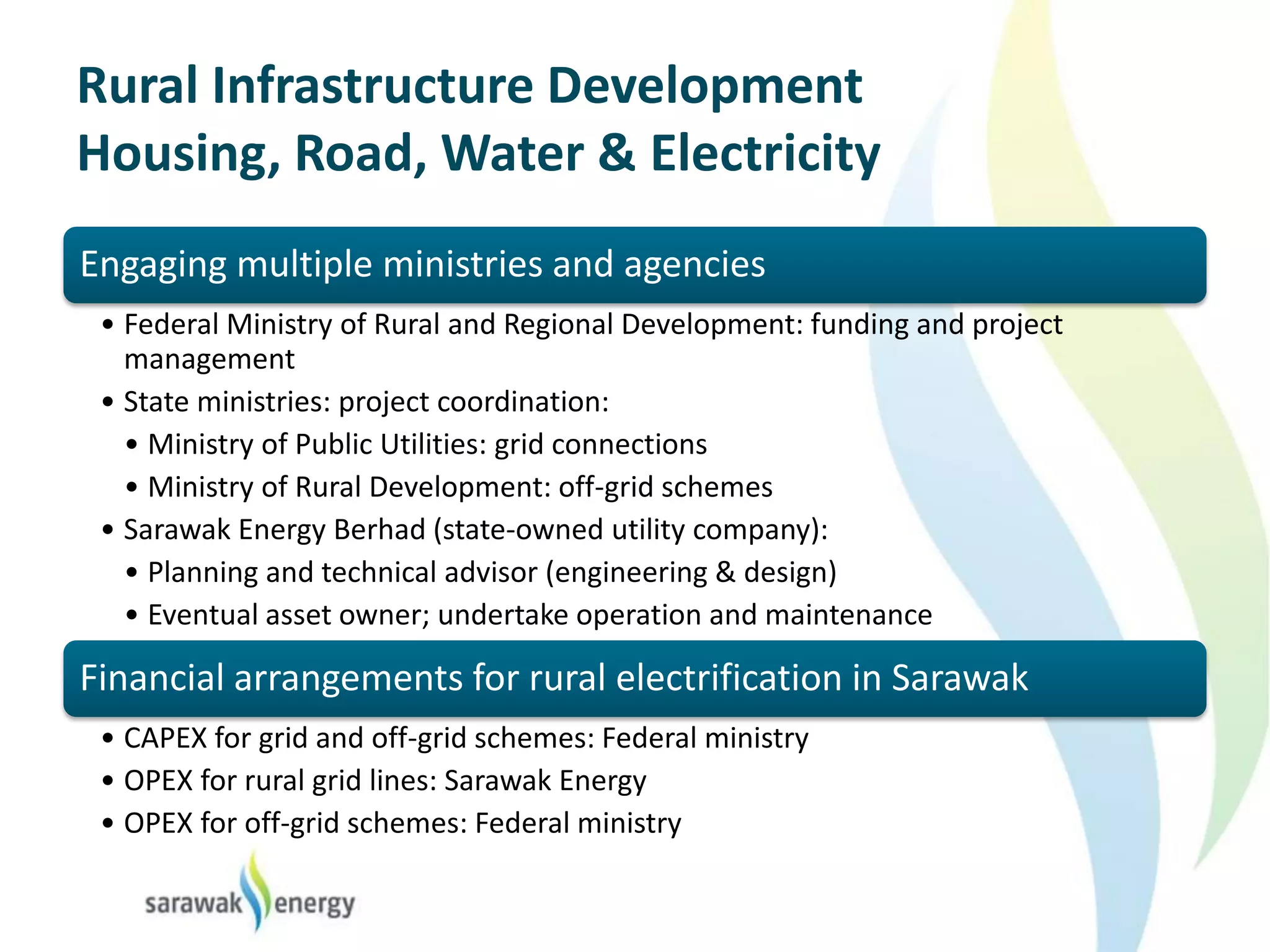 Kuching | Jan-15 | Sarawak Rural Electrification | PPT