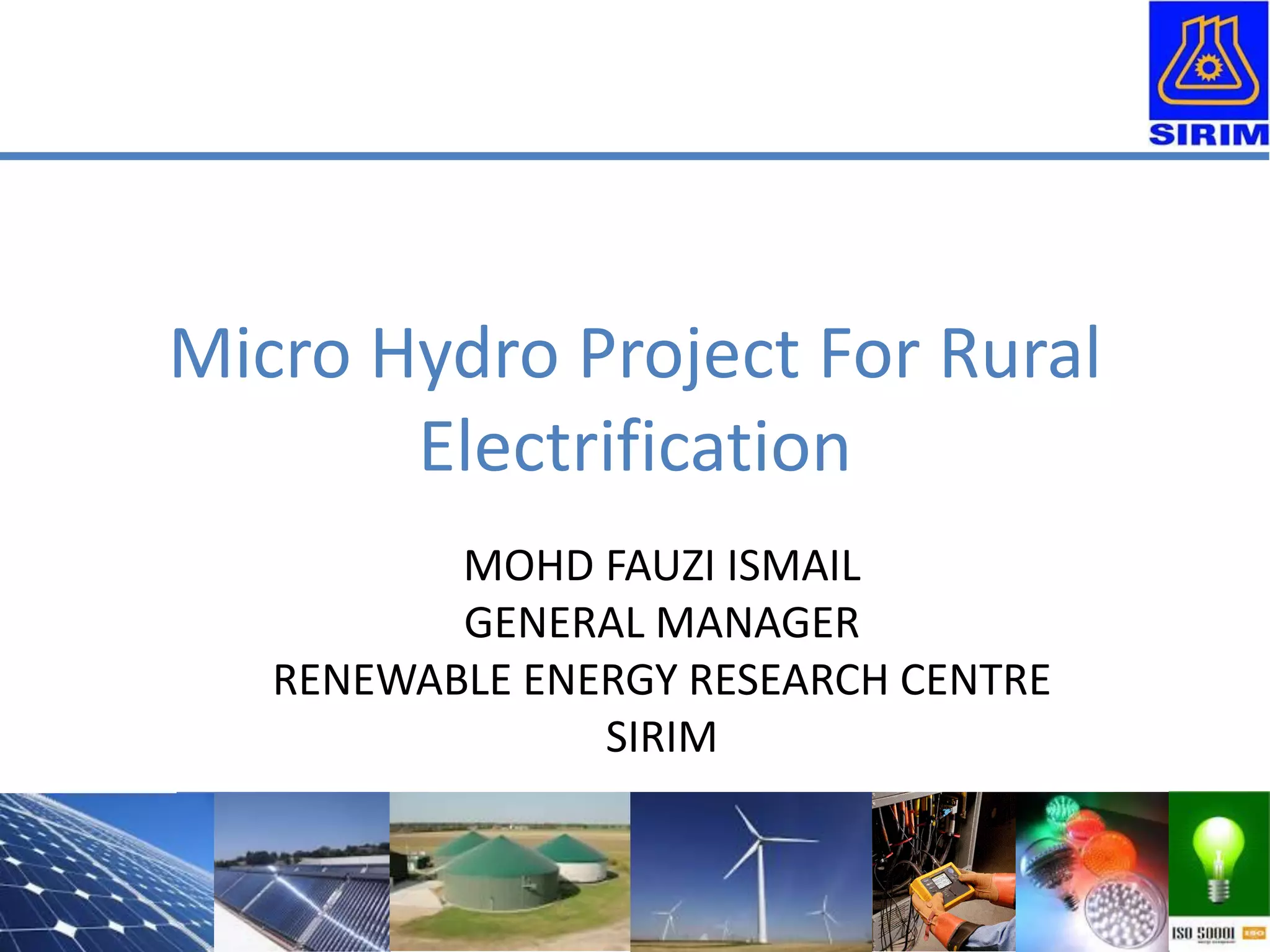 Kuching | Jan-15 | Micro Hydro Project For Rural Electrification | PDF ...