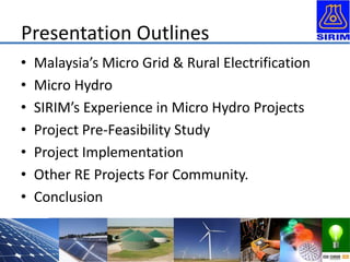 Kuching | Jan-15 | Micro Hydro Project For Rural Electrification | PDF ...