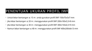 Kuda-kuda Baja Profil, Bentuk dan Jenis Bahan pertemuan ke 12.pptx