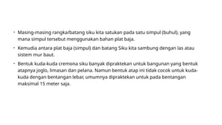 Kuda-kuda Baja Profil, Bentuk dan Jenis Bahan pertemuan ke 12.pptx