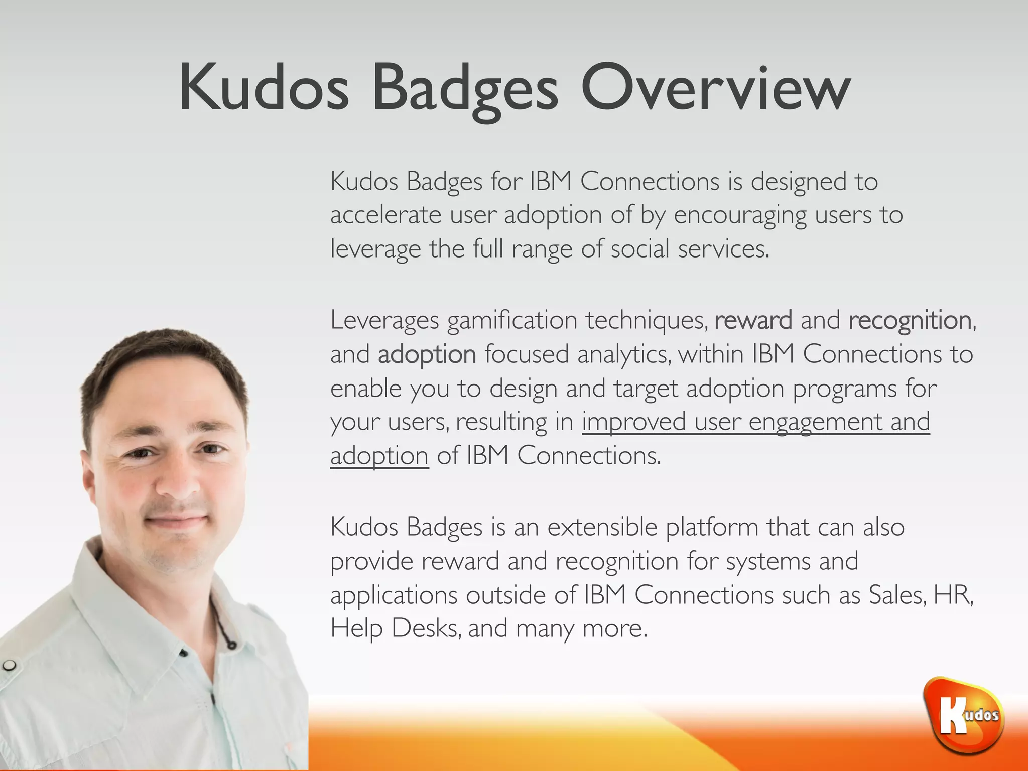 Kudos Badges for IBM Connections - Driving User Adoption | PDF