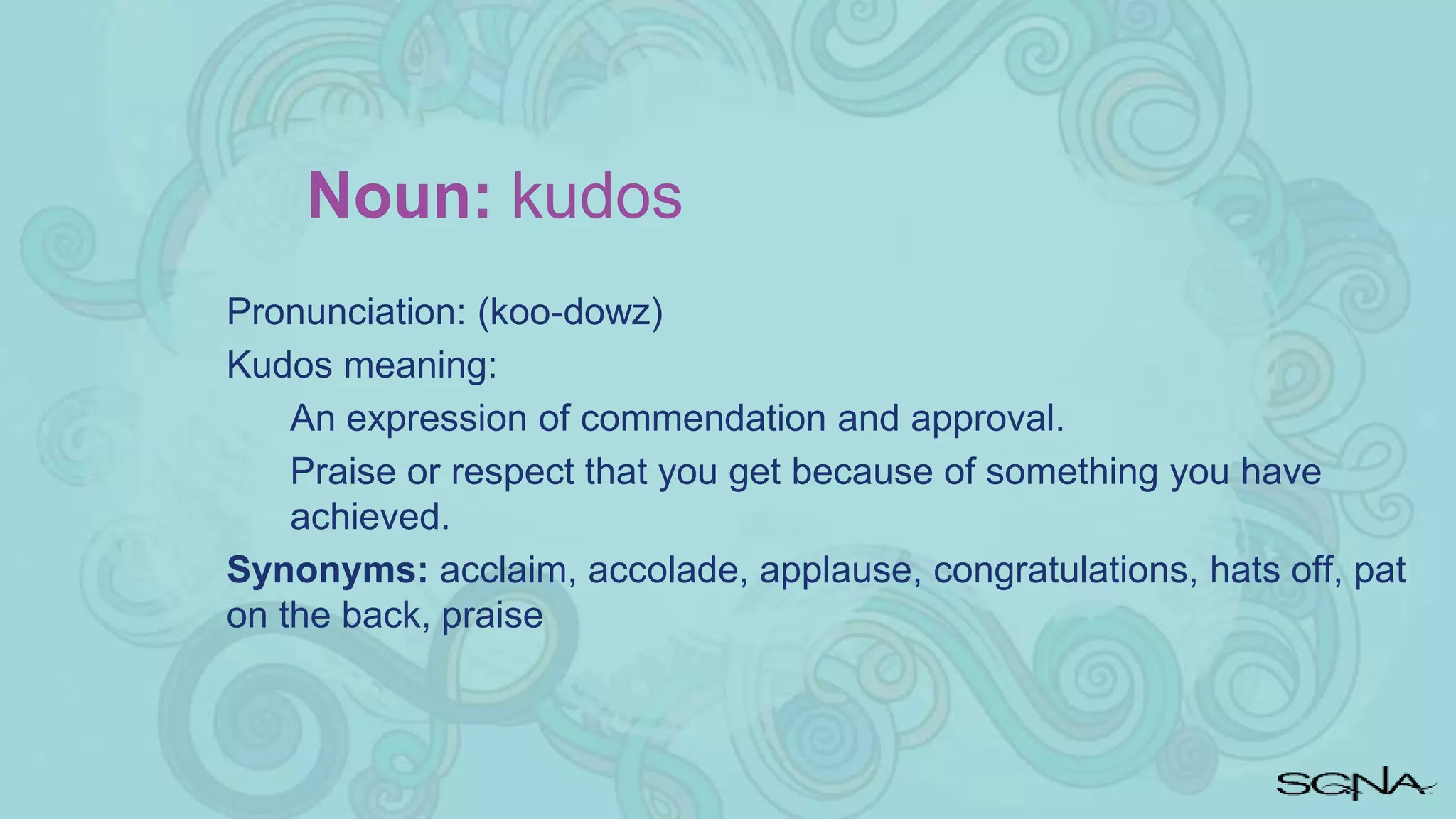 Kudos To You: Learning your Kudo Pit Patterns and Paris Polyp ...
