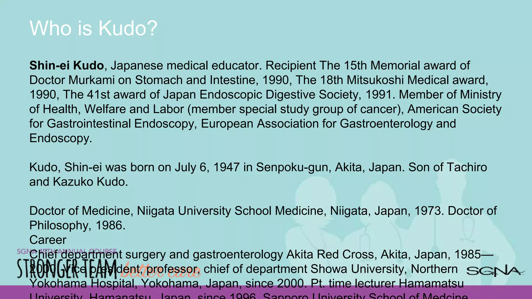 Kudos To You: Learning your Kudo Pit Patterns and Paris Polyp ...