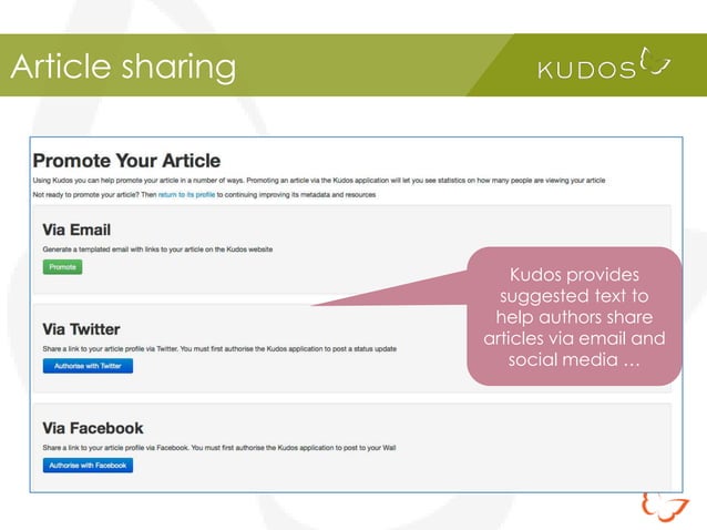 Kudos: How it Works | PDF