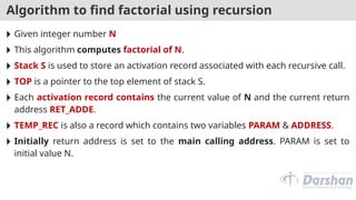 Data strutcure and annalysis topic stack | PPT