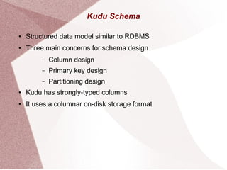 Apache Kudu | PDF