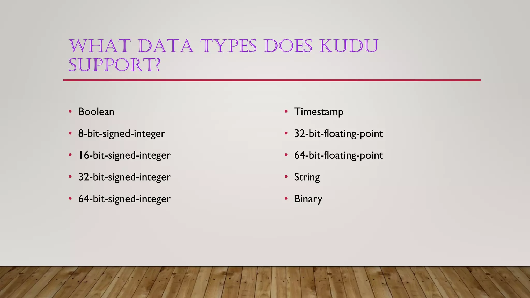 Kudu demo | PDF