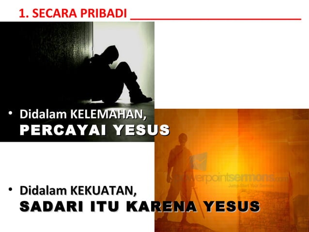 Kuduskan kristus dalam hidupmu sebagai tuhan dan raja | PPT