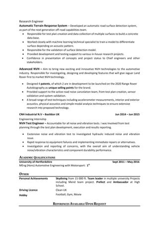 Kudzayi chiwoko cv | PDF