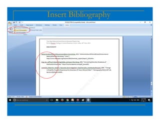 Referencing in research using Zotero | PDF