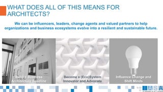 Leveraging Business Architecture to Build a Sustainable and Resilient ...