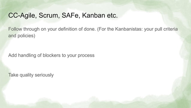 Heavyweight agile Processes? Let's make them leaner! | PPT