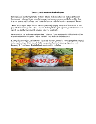 085624371576, Sejarah dari kue kue lebaran.pdf