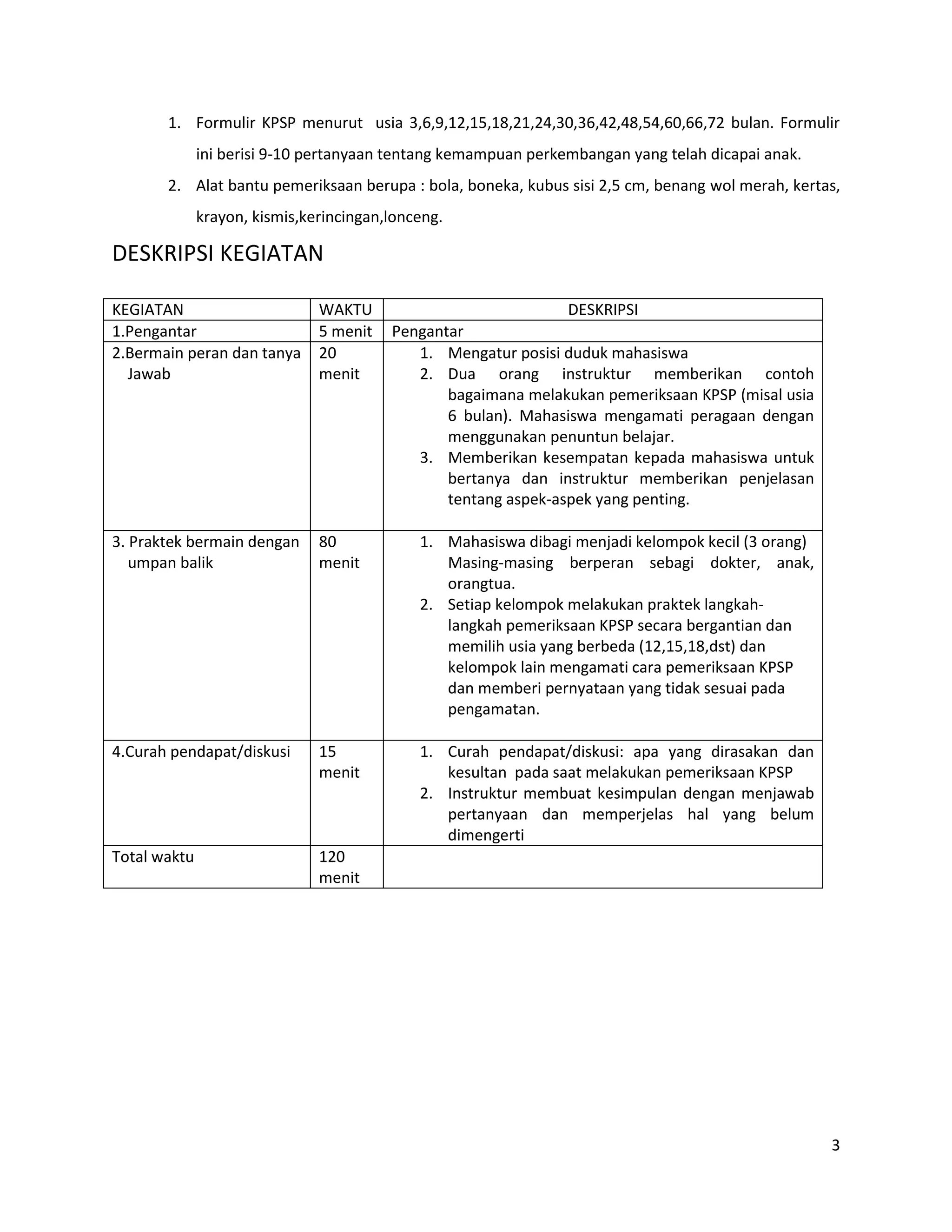 Kuesioner pra-skrining-perkembangan-kpsp | PDF