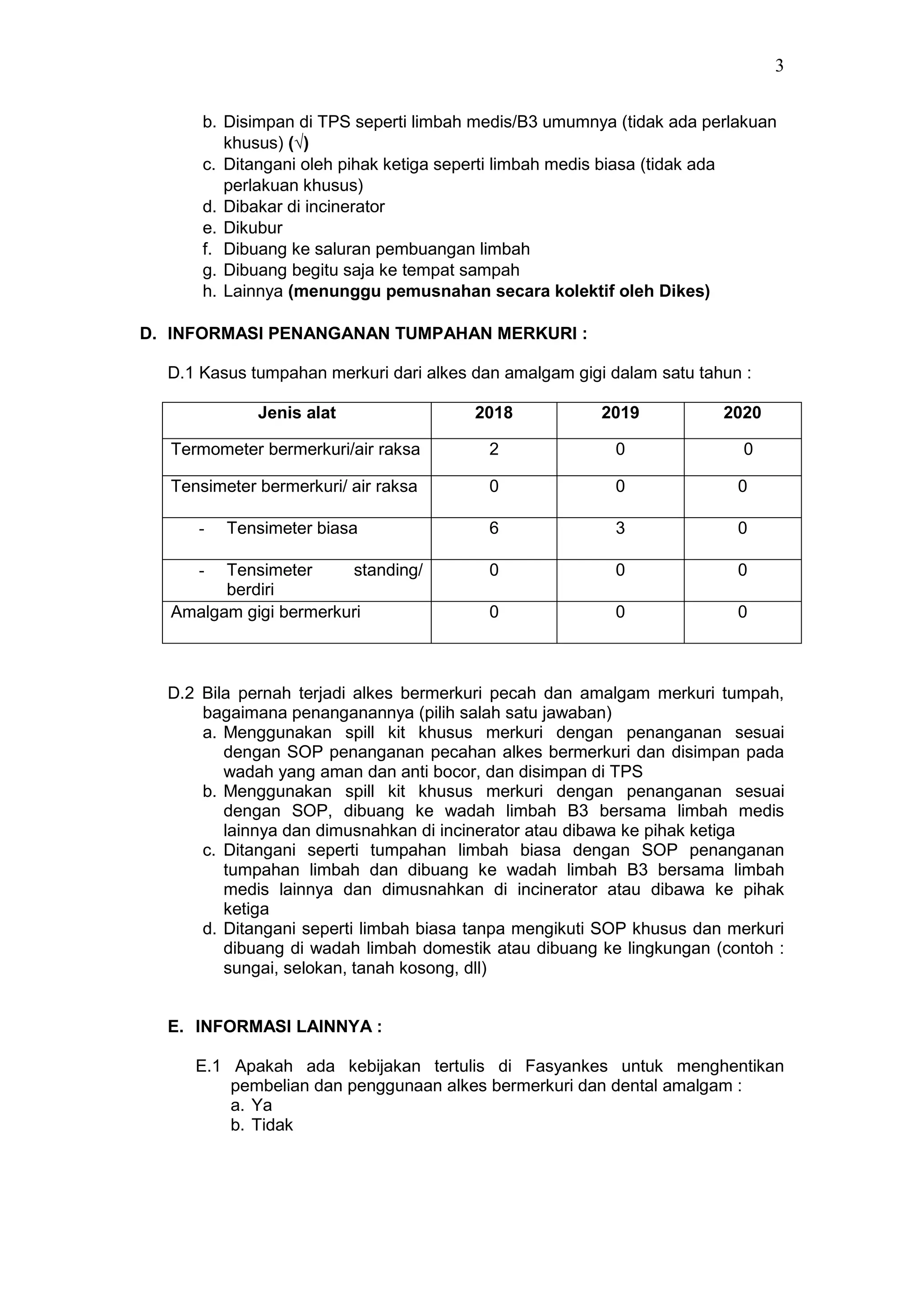 Kuesioner Pelaporan Merkuri - Copy.docx