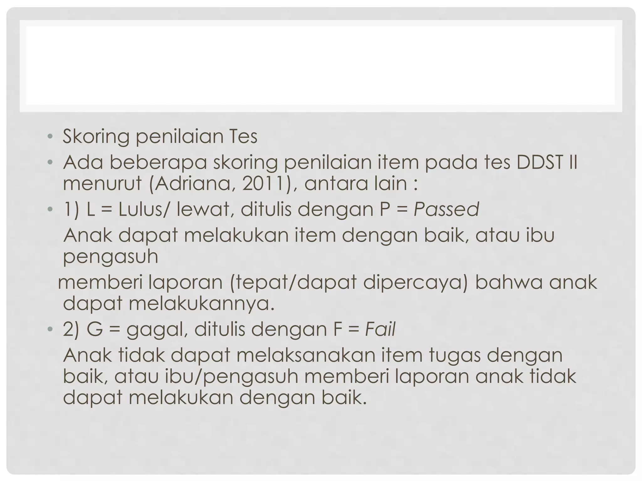 Kuesioner pra skrining perkembangan (kpsp) | PPTX