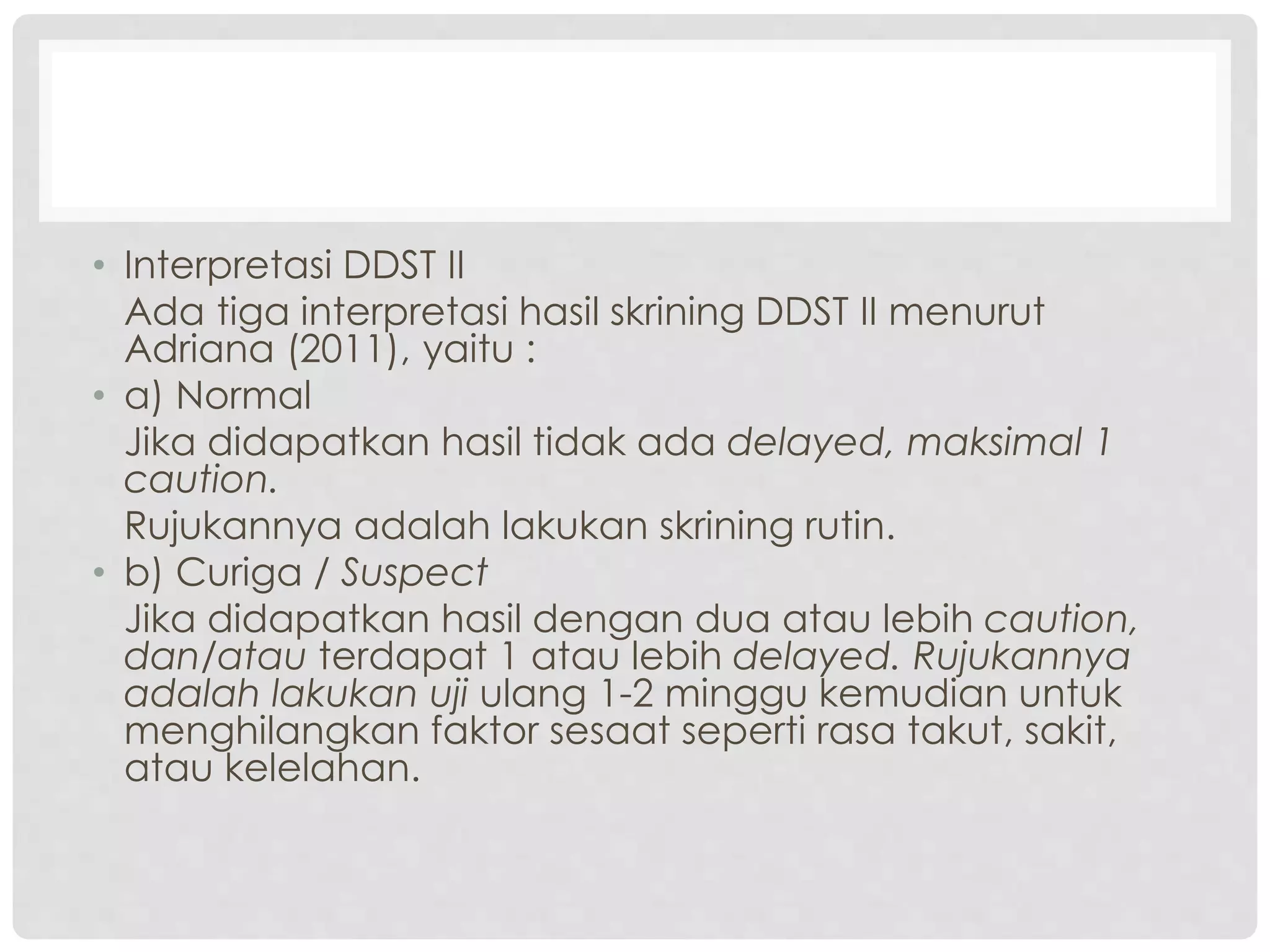 Kuesioner pra skrining perkembangan (kpsp) | PPTX