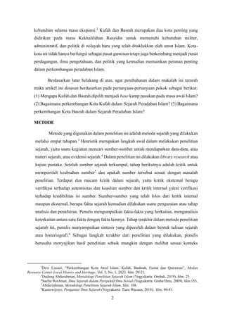 Kufah dan Basrah, Kota Kembar Irak pada Masa Awal Islam.pdf
