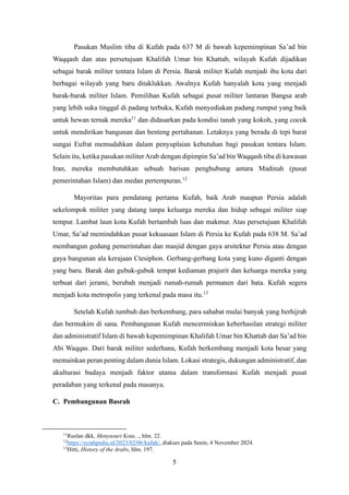 Kufah dan Basrah, Kota Kembar Irak pada Masa Awal Islam.pdf