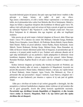 Kufizimet e letersise gjate diktatures | DOCX