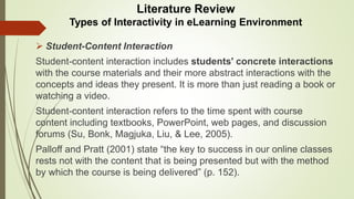 Interactivity In E-Learning Environment | PPT