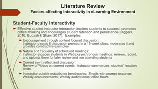 Interactivity In E-Learning Environment | PPT