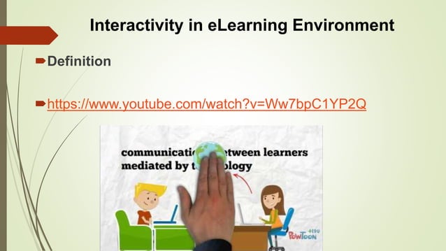 Interactivity In E-Learning Environment | PPT